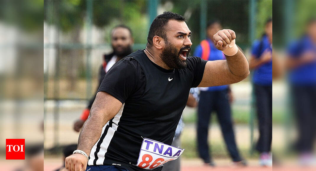 Tejinder Pal saves his best for the last | More sports News - Times of ...