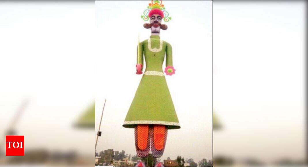 Ambala: This 210ft-tall Ravana effigy in Ambala is a record-smasher ...