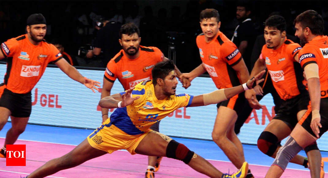 Vivo Pro Kabaddi: U Mumba score 33-30 win over Tamil Thalaivas | Pro ...