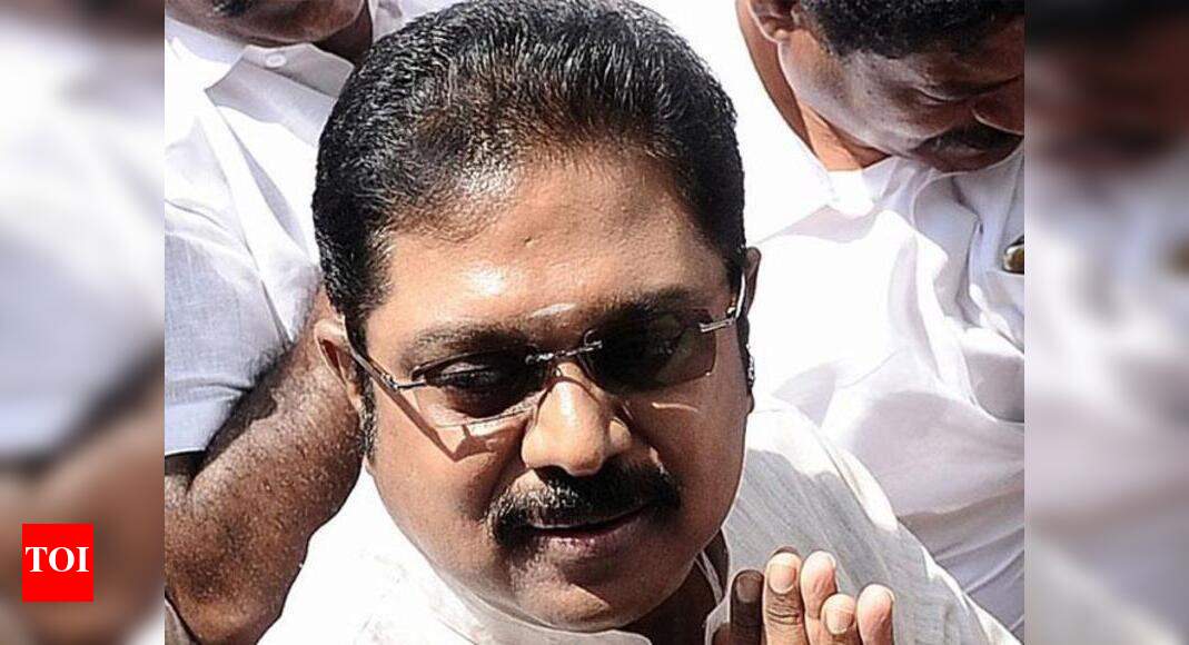 TTV Dinakaran: TN police register sedition case against Dinakaran ...