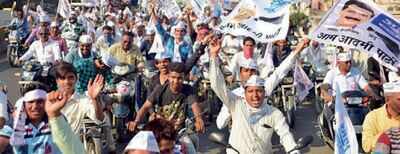 AAP kicks off poll campaign in state with roadshow | Ahmedabad News ...