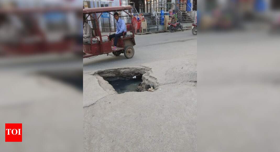 Open ditch danger - Times of India