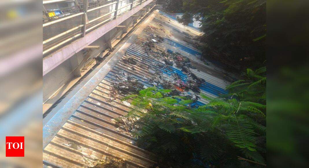 Garbage roof - Times of India