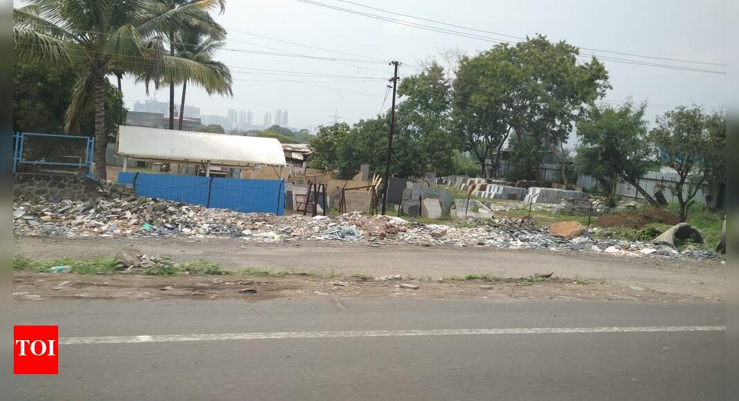 highway mess by waste - Times of India