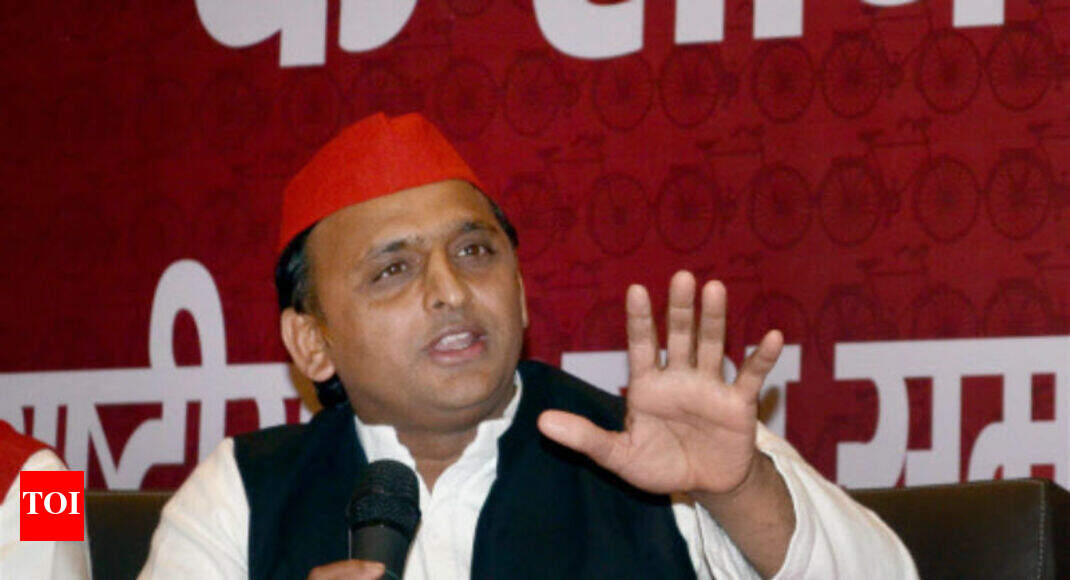 samajwadi party: Akhilesh Yadav re-elected Samajwadi Party chief for ...