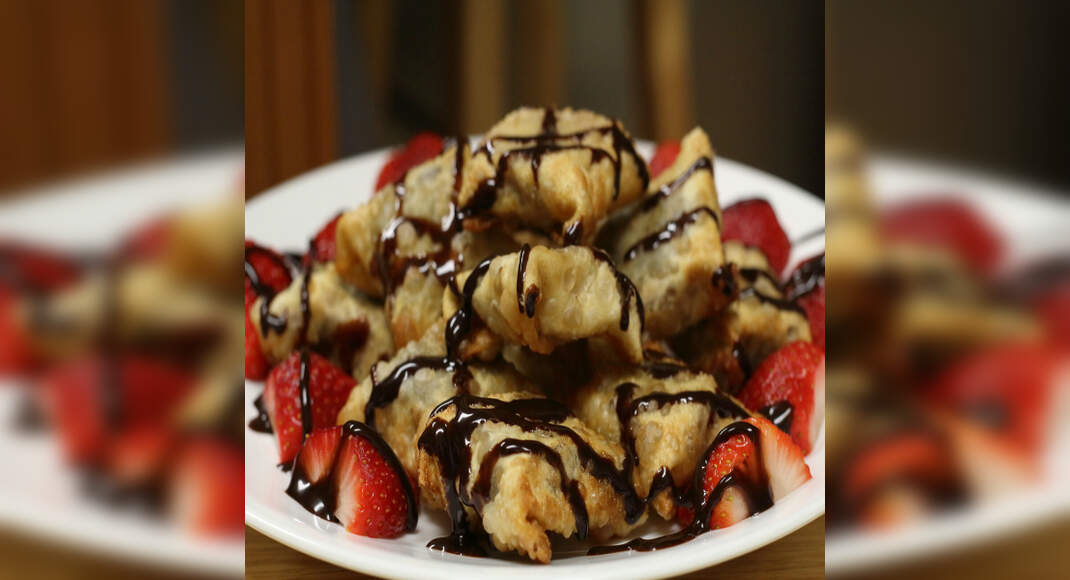 Chocolate Wontons Recipe: How to Make Chocolate Wontons Recipe ...