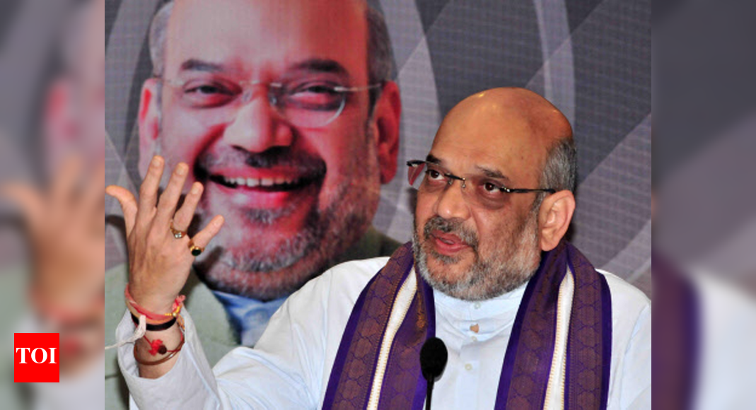 Amit Shah: Govt work real tribute to tribal icons: BJP chief Amit Shah | India News - Times of India