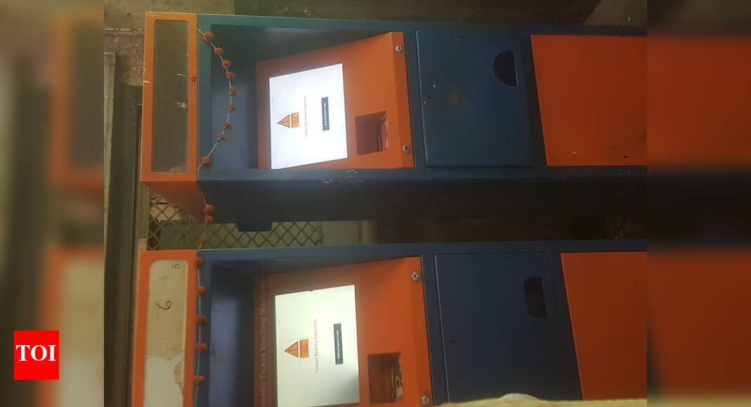 atvm just for show at station ? - Times of India