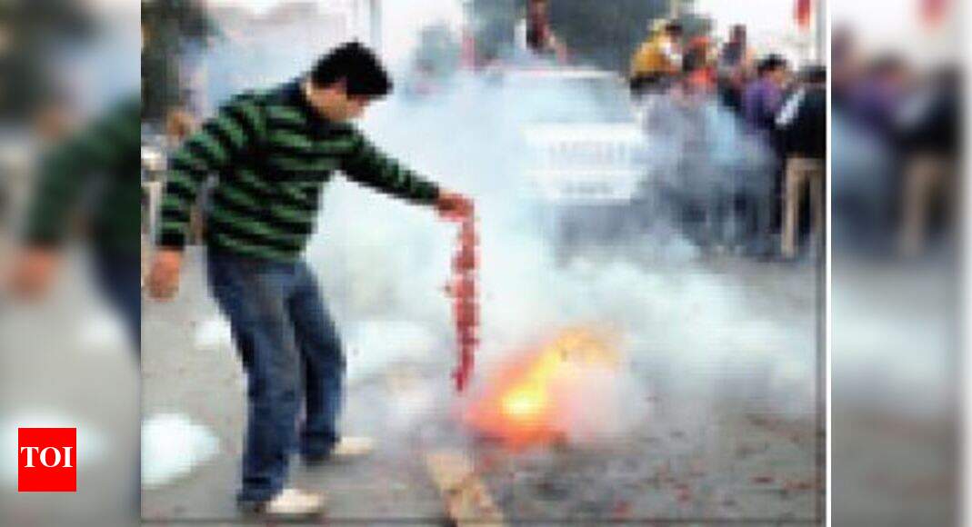 Bursting Firecrackers: CM leads schoolkids in taking ‘no crackers’ oath ...