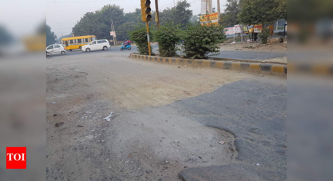 Death road in Rohini - Times of India