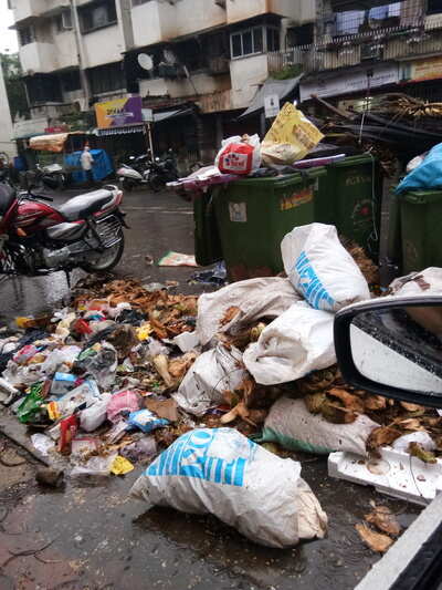 Garbage not collected. Every day scene - Times of India