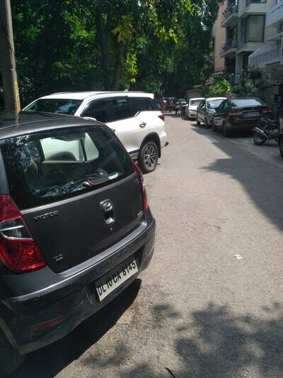Improper parking - Times of India