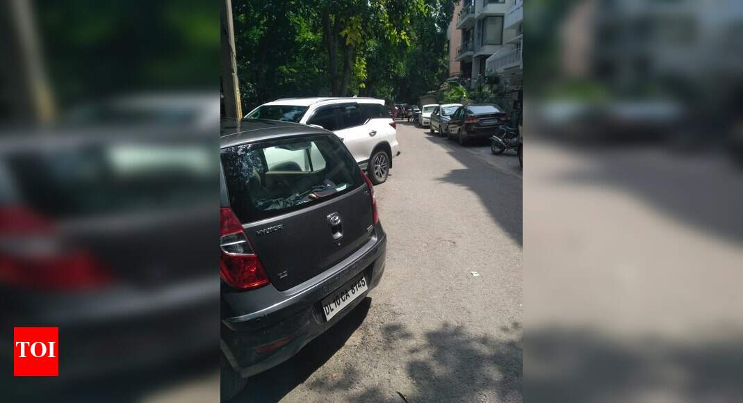 Improper parking - Times of India