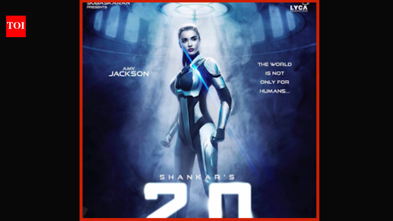 Amy Jackson reveals her first look from ‘Robot 2.0’