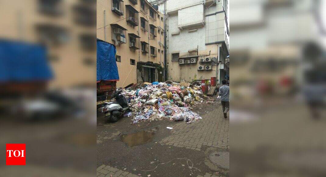 No cleaning of grabage since 1 year - Times of India
