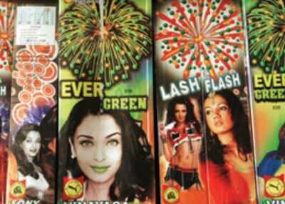 Low-smoke, celebrity face crackers in high demand | Lucknow News ...