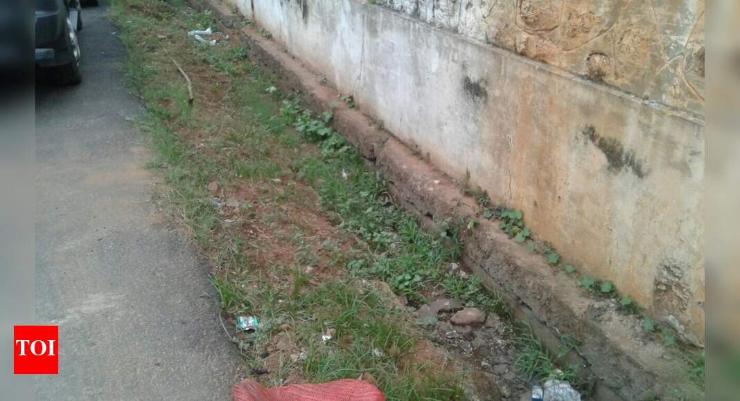 Drain full of silt - Times of India