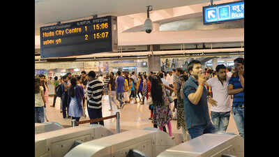 How DMRC is remodelling its key stations to beat peak-hour rush | Delhi ...