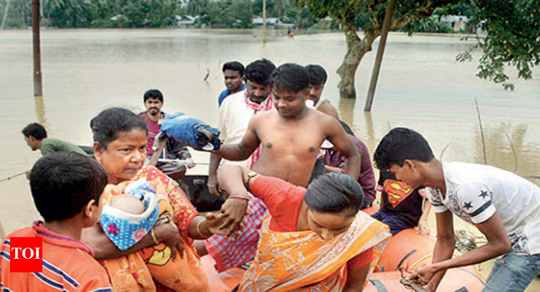 Heavy rains flood Imphal’s low-lying areas | Imphal News - Times of India