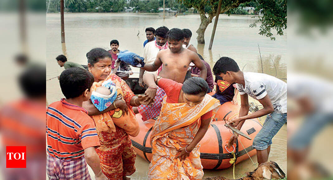 Heavy rains flood Imphal’s low-lying areas | Imphal News - Times of India