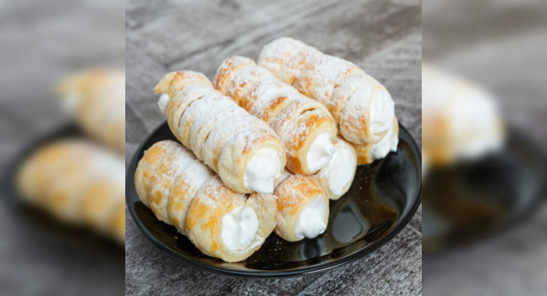 Cream Roll Recipe: How to Make Cream Roll Recipe | Homemade Cream Roll ...