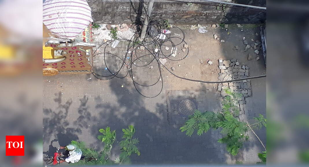 Shoddy work by BMC - Times of India