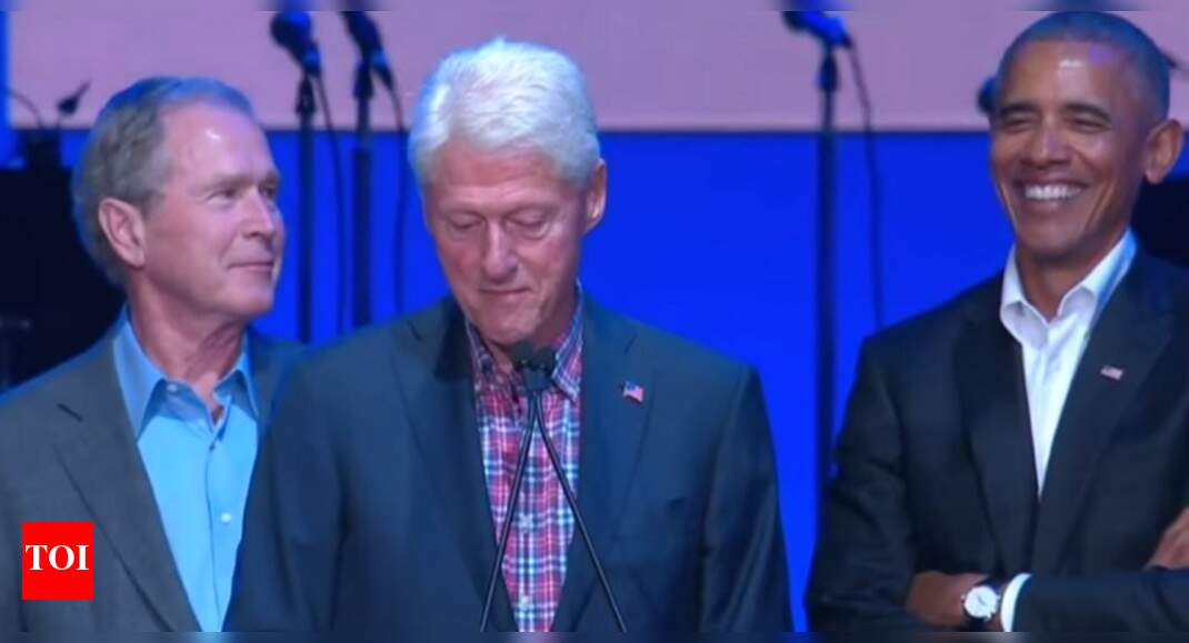 Bush Makes Obama Laugh: When George Bush made Barack Obama laugh out ...