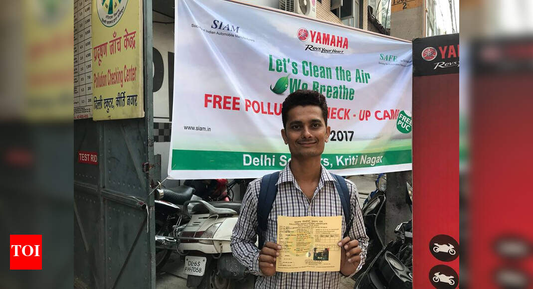 Siam: SIAM organises Free PUC check-up camps in Delhi - Times of India