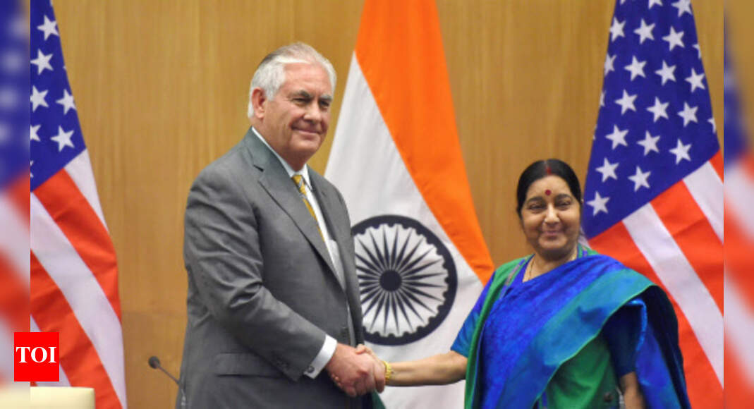 Indian embassy should remain in Pyongyang: Swaraj to Tillerson | India ...