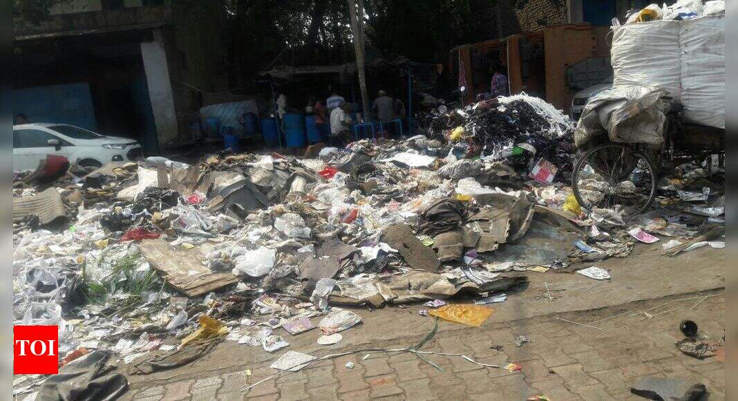 Garbage piling up - Times of India
