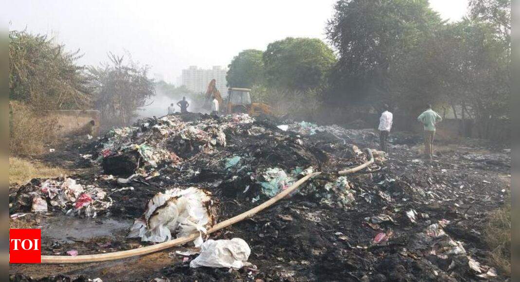 Fire put off, but no check on waste-dumping in new sector | Gurgaon ...
