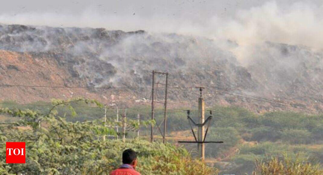 Landfill fire: Delhi government holds meet of thinking heads to stop ...