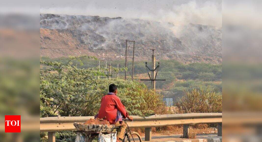 Landfill Fire: Delhi government holds meet of thinking heads to stop ...