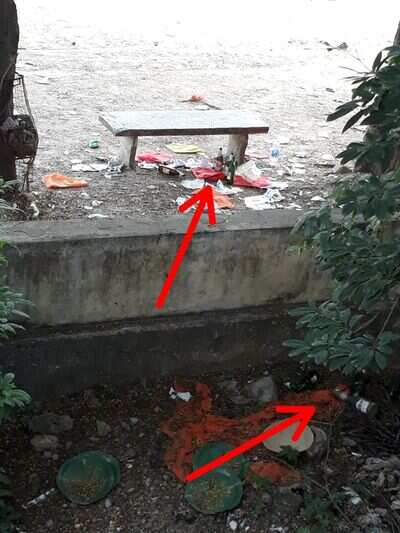 netaji sports ground as drunk yard and smoke area - Times of India