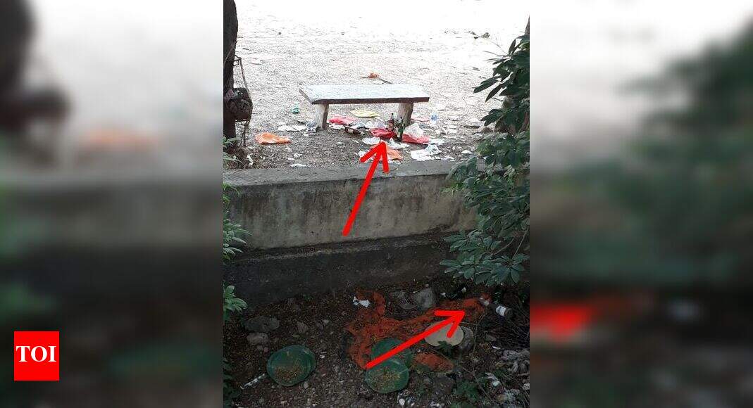 netaji sports ground as drunk yard and smoke area - Times of India