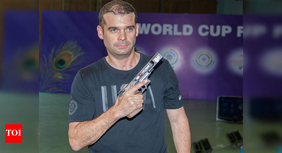 Keith Sanderson: Lone American Sanderson clinches rapid pistol gold ...