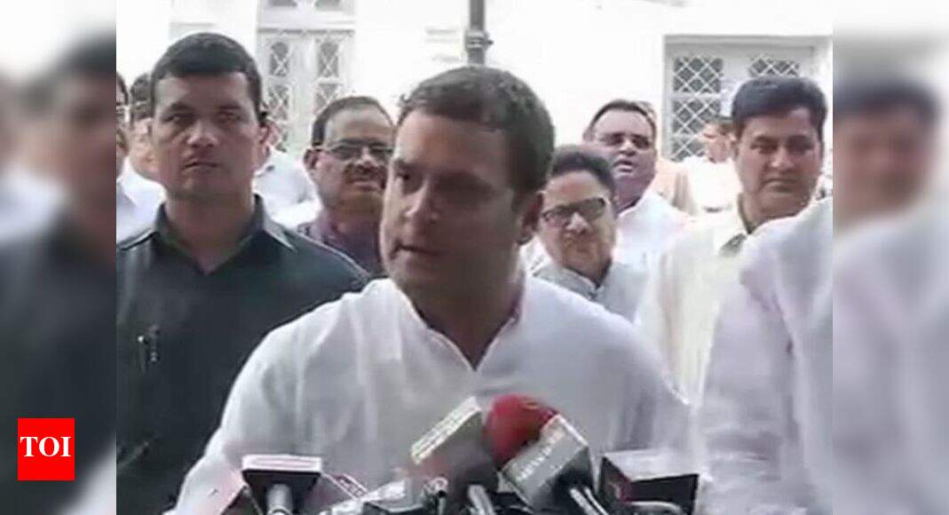 Rahul Gandhi: PM Modi yet to accept note ban was a disaster says Rahul ...