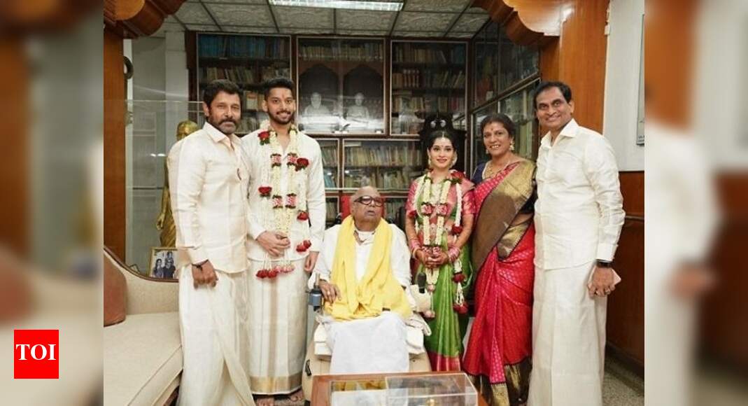 Vikram’s daughter Akshita gets married to great-grandson of politician ...