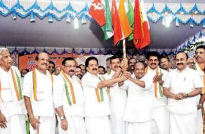 UDF campaign flagged off | Kochi News - Times of India