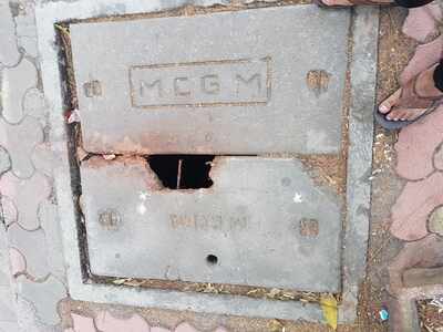 broken drain cover - Times of India
