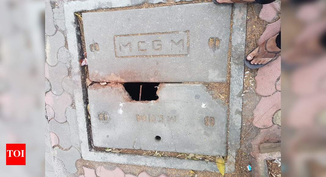 broken drain cover - Times of India