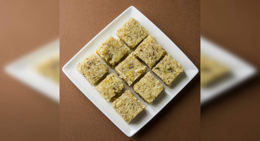 Rava Burfi Recipe: How to Make Rava Burfi Recipe | Homemade Rava Burfi ...