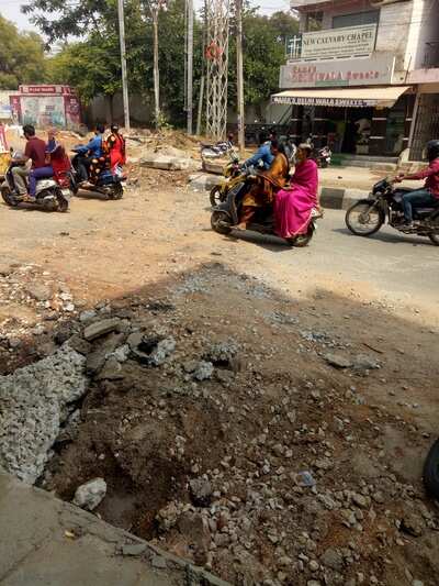 Road digging serious threat to vehicle movementa - Times of India