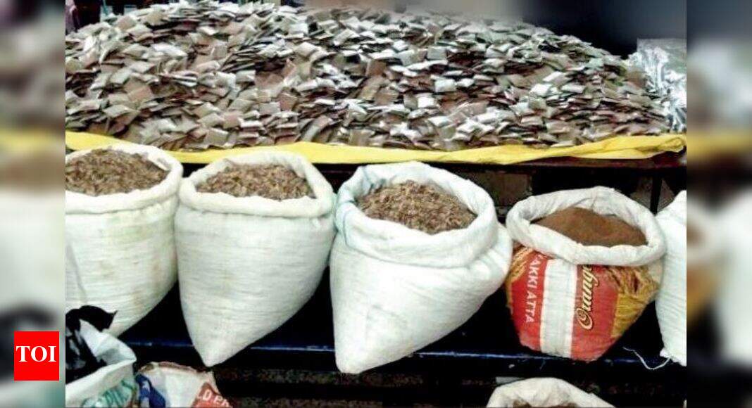 358kg of maava seized by cops, 2 held | Chennai News - Times of India