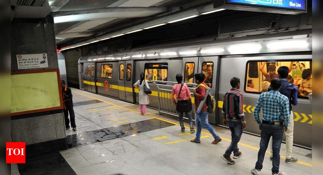 delhi metro accident - Times of India