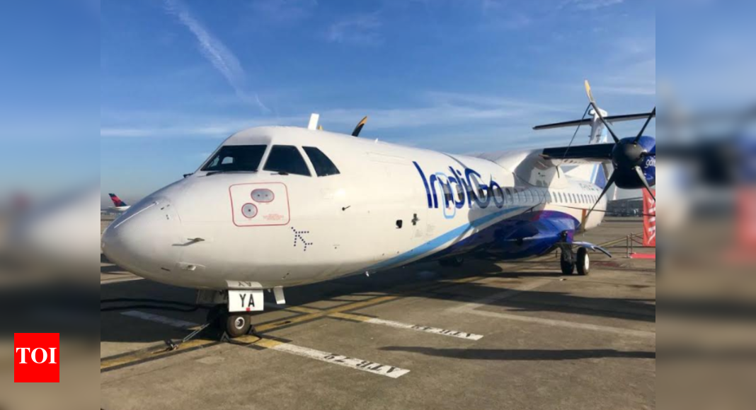 IndiGo takes delivery of its first ATR 72-600 aircraft - Times of India