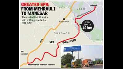 Mehrauli-Manesar link road, bypassing NH8, back on track | Gurgaon News ...