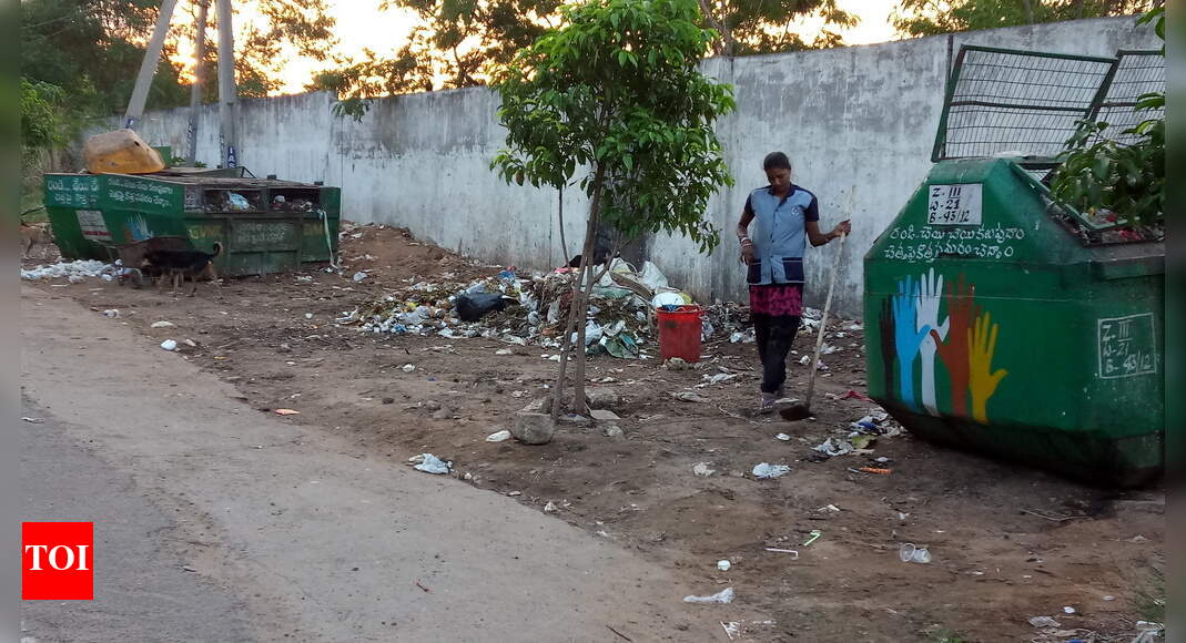 Trash being dumped in the open - Times of India