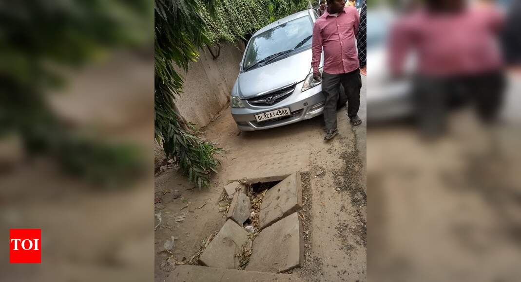 Poor look in posh Delhi - Times of India