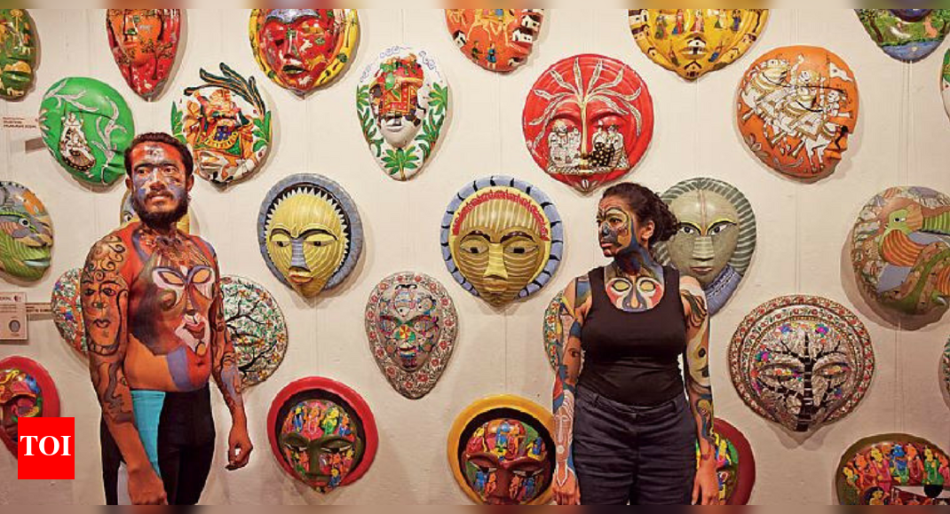 Take a peek at an array of moods on artistic masks | Pune News - Times ...